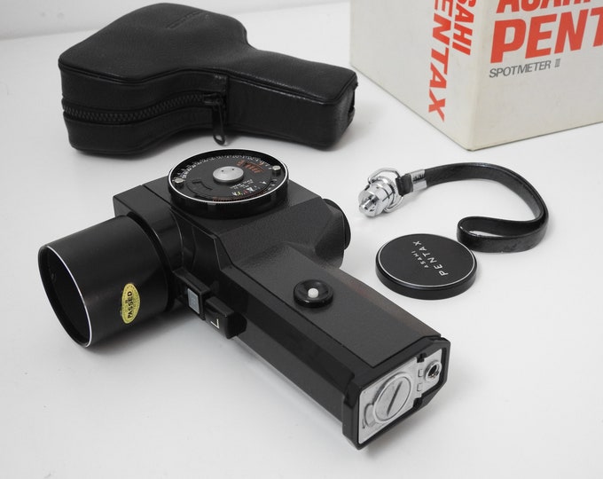 PENTAX SPOTMETER III Asahi Light Meter Mint in Box Like New Free ...