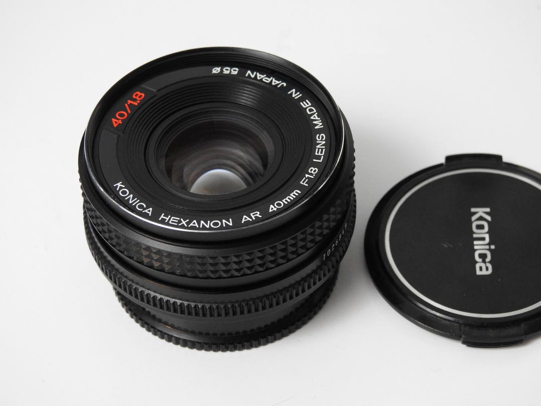KONICA 40mm F 1.8 Manual Focus HEXANON AR Prime Pancake Lens Like New ...