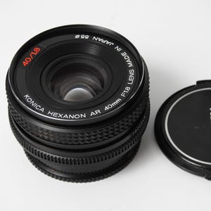 KONICA 40mm F 1.8 Manual Focus HEXANON AR Prime Pancake Lens Like New ...