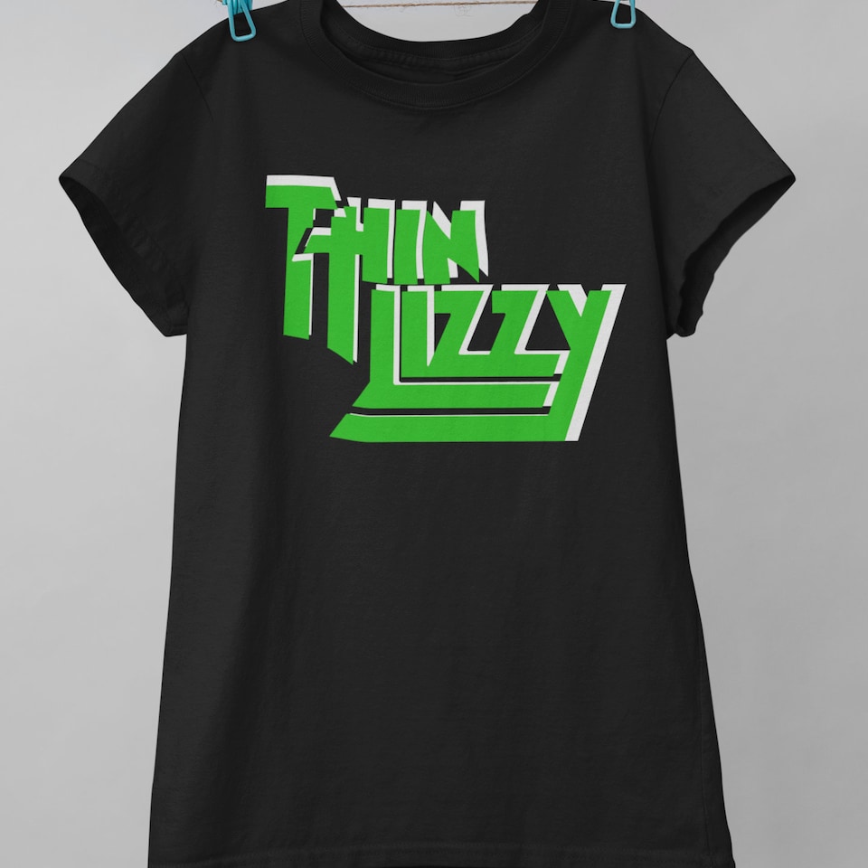 Thin Lizzy Logo Band Shirt Designed & Sold By Bruno Barros