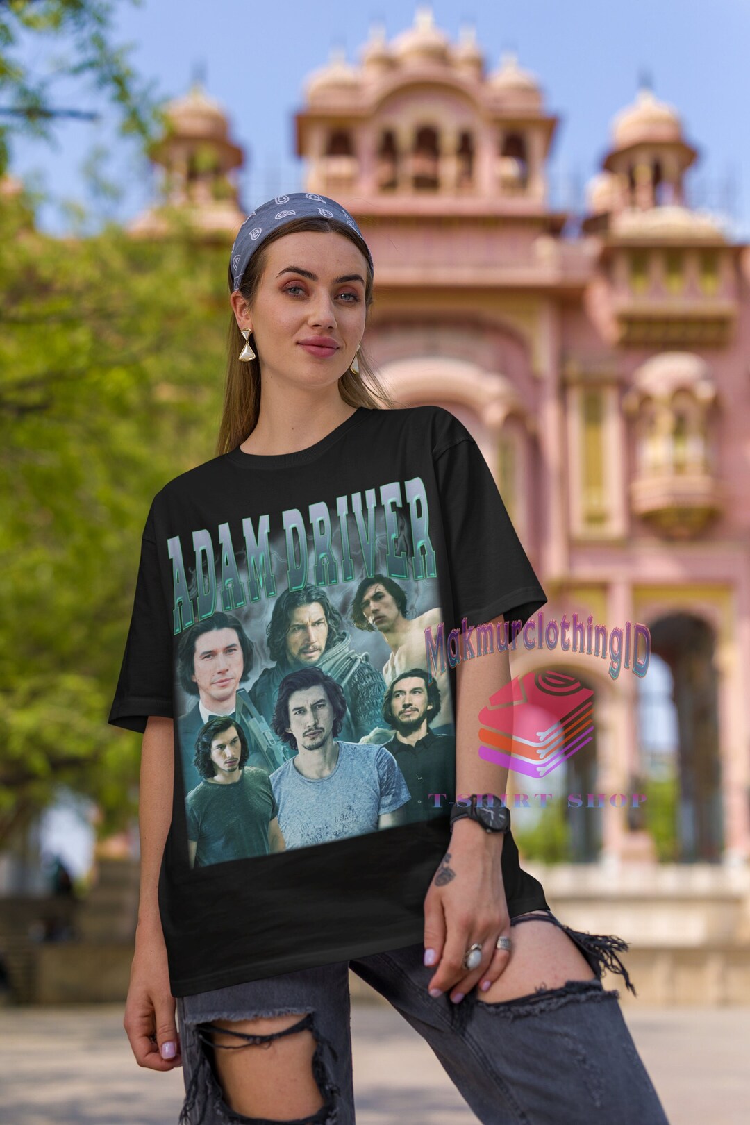 Adam Driver Retro Shirt, Adam Driver Vintage Print 90's T-shirt, Adam ...