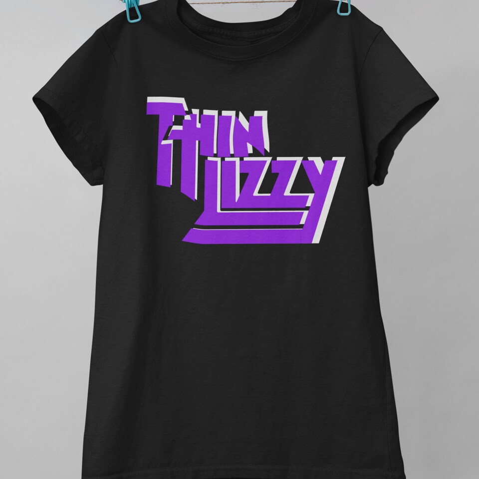 Thin Lizzy Logo Band Shirt Designed & Sold By Bruno Barros