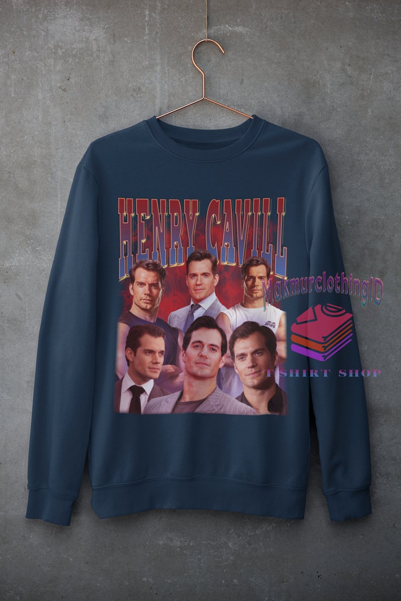 Henry Cavill Retro Shirt Henry Cavill Vintage Print T-shirt - Etsy