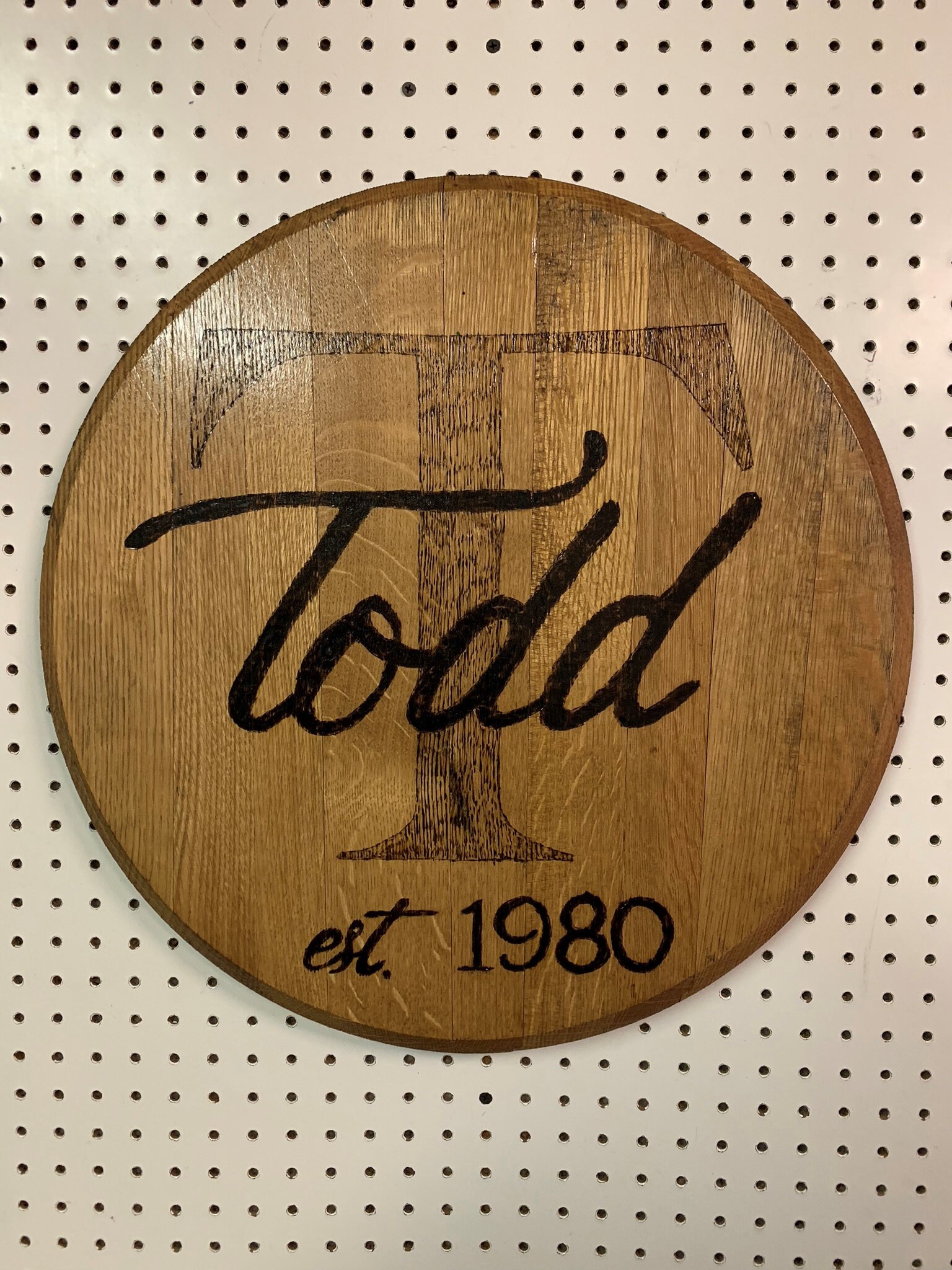 Personalized Engraved Whiskey Barrel Lids - Etsy