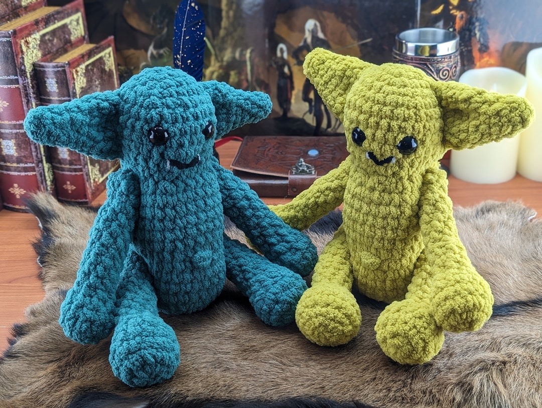 Crochet Goblin Plushies | Cute Dungeons & Dragons Fantasy Stuffed ...