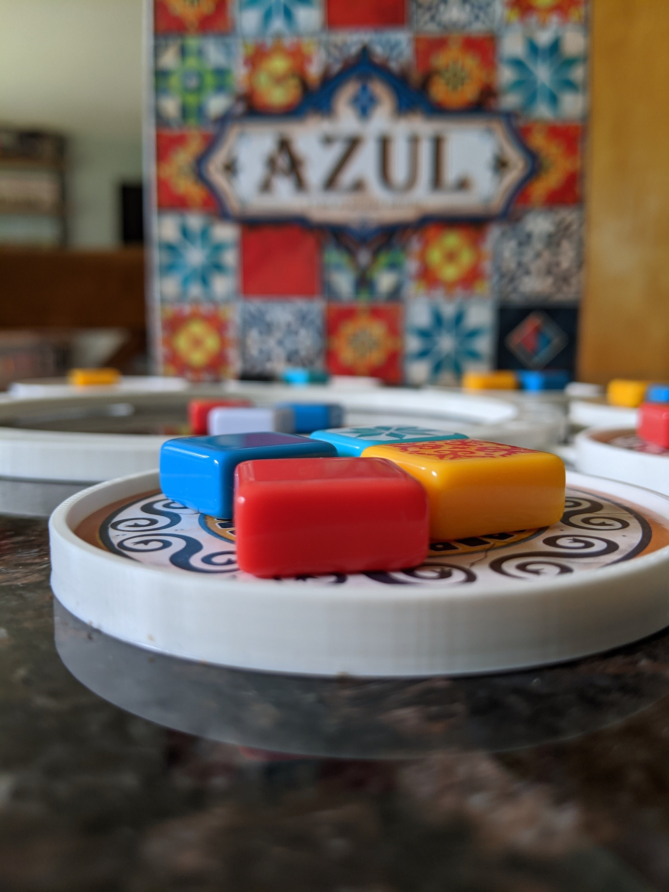 Azul Factory Tile Tray / Organizer | 3D Printed Board Game Accessories ...