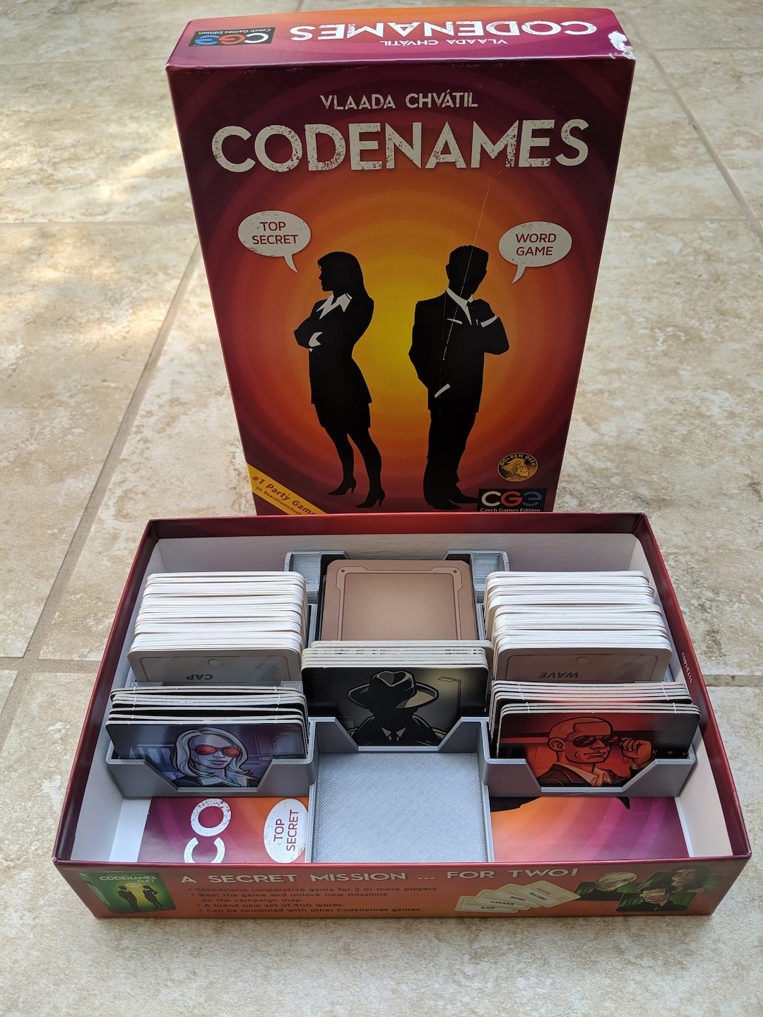 Codenames Game Organizer | 3D Printed Storage Solution - Etsy