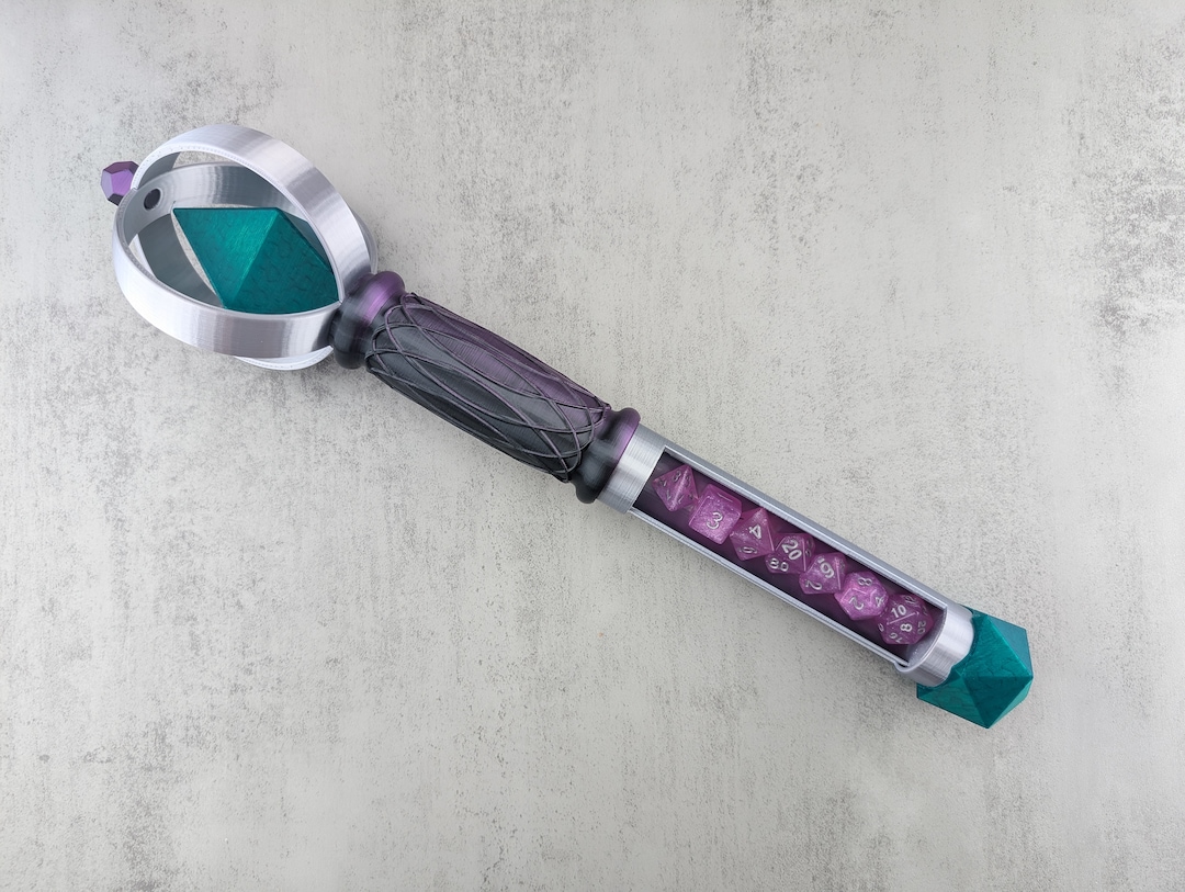 Dice Holding Scepter | Customizable Color Scheme | Dice Included ...