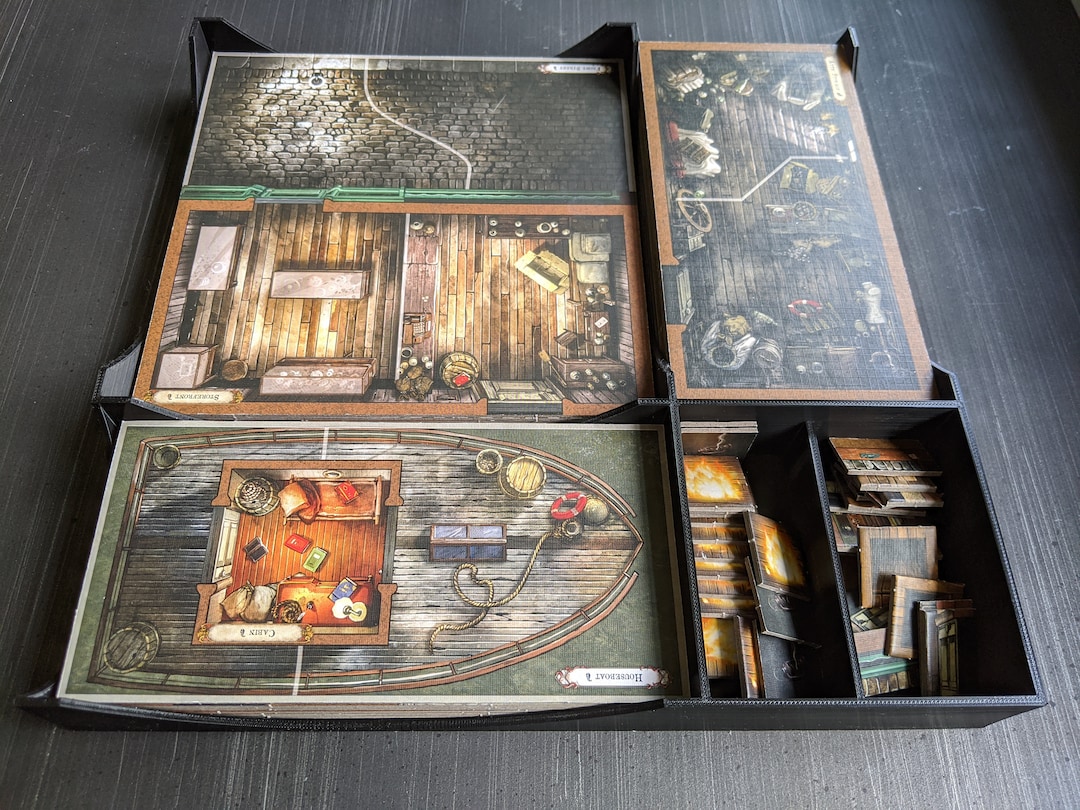 Mansions of Madness Map Tile Organizer | 3D Printed Storage Solution ...