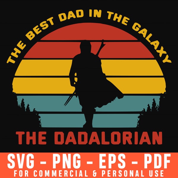 Best Dad in the Galaxy Darth Vader Svg - Etsy