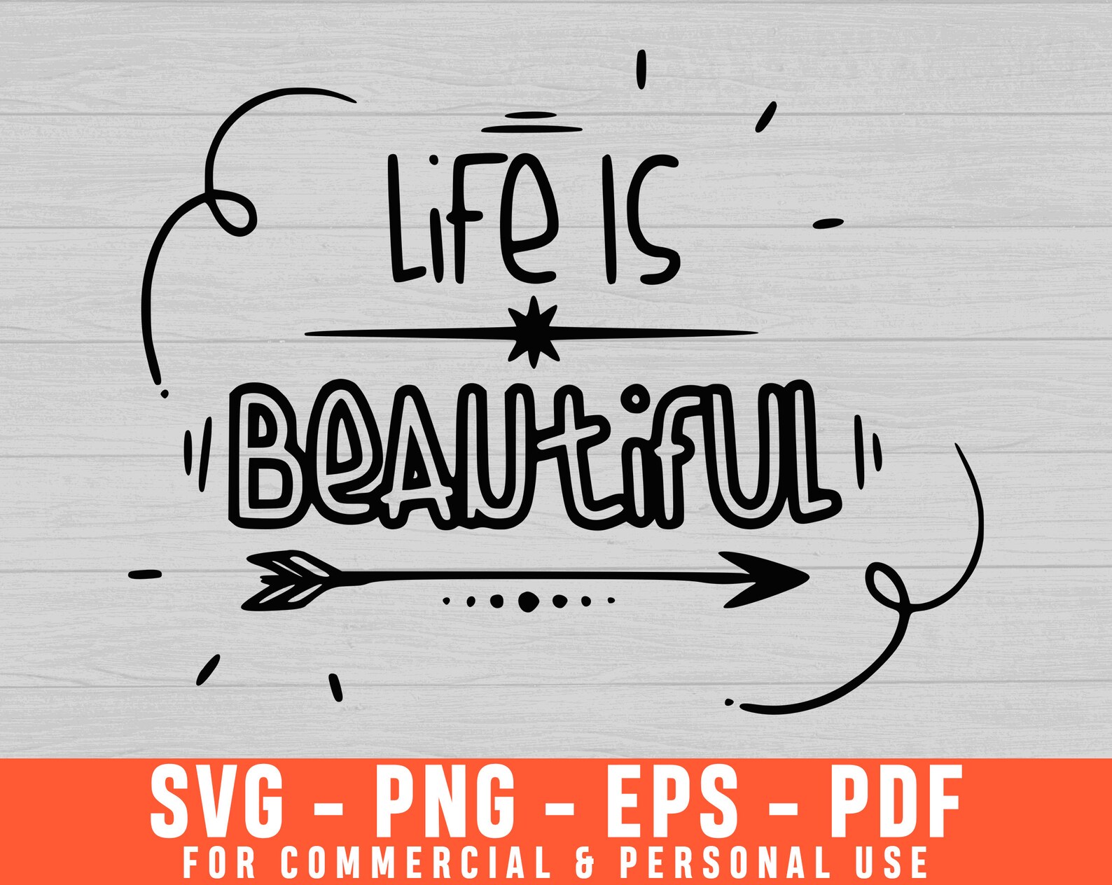 Life Is Beautiful Svg Beautiful Svg Nurse Svg Inspirational | Etsy