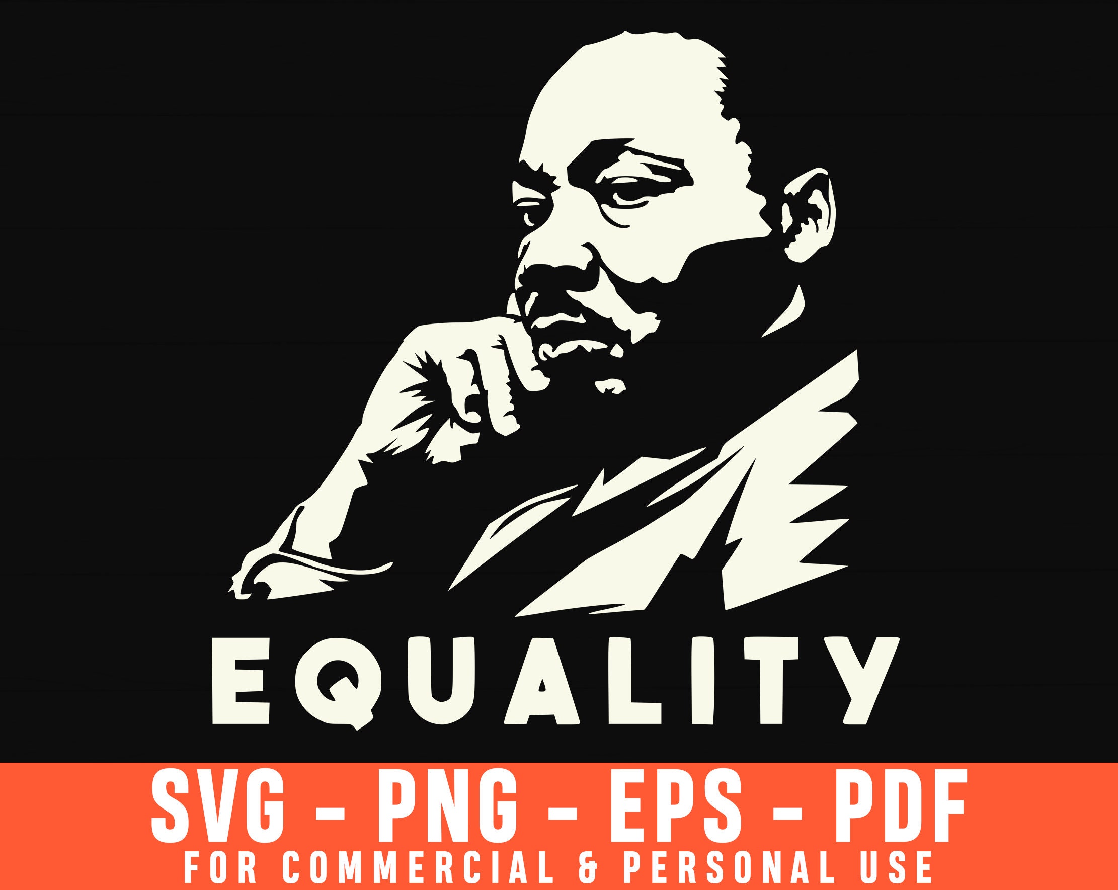 Equality Svg King Svg Martin Luther King Day Svg Martin | Etsy