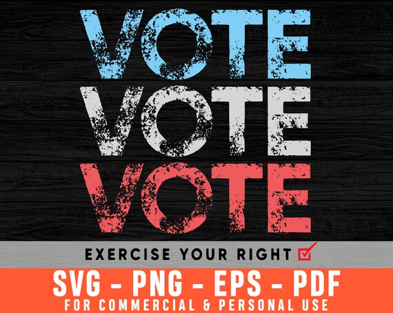 Vote Svg Trump Svg Election Svg Voting Svg Biden Svg | Etsy