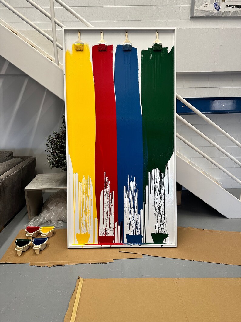 Large Format Colorful Abstract Wall Art - Etsy