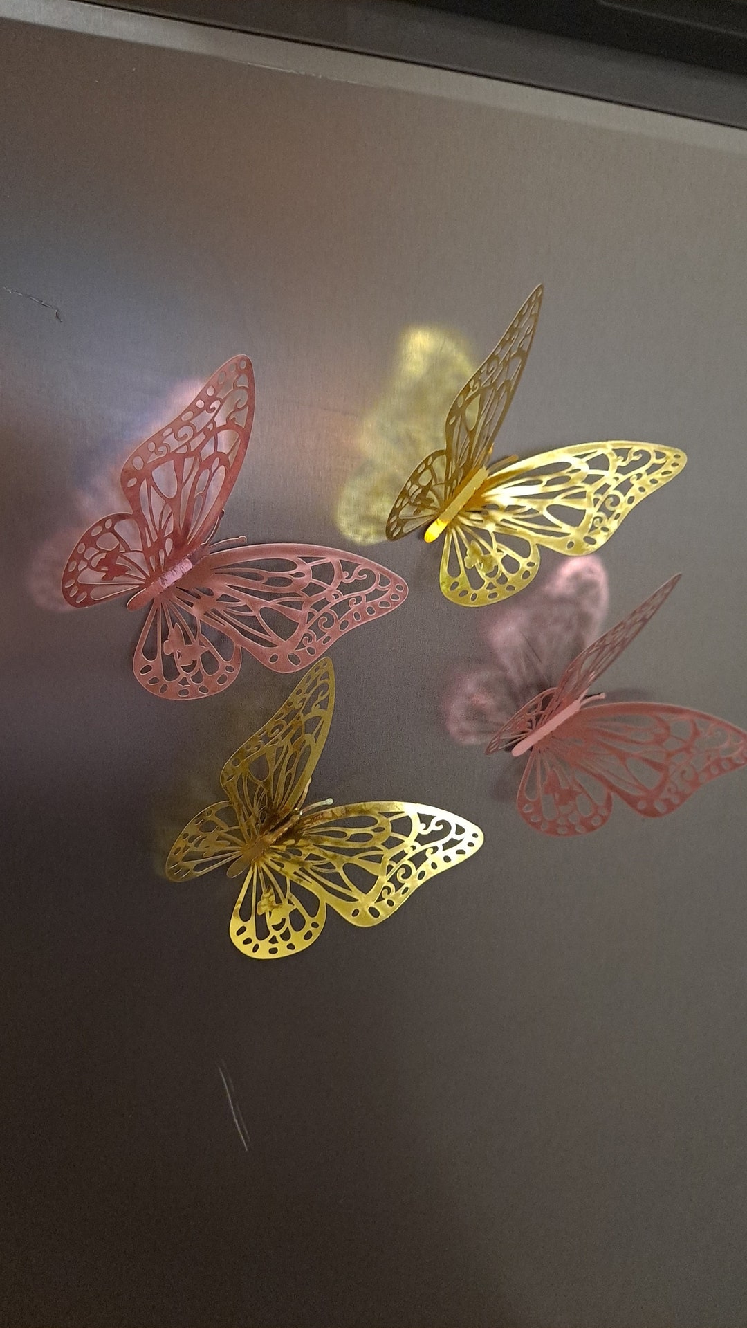 3D Butterfly Magnets , Pack of Four - Etsy