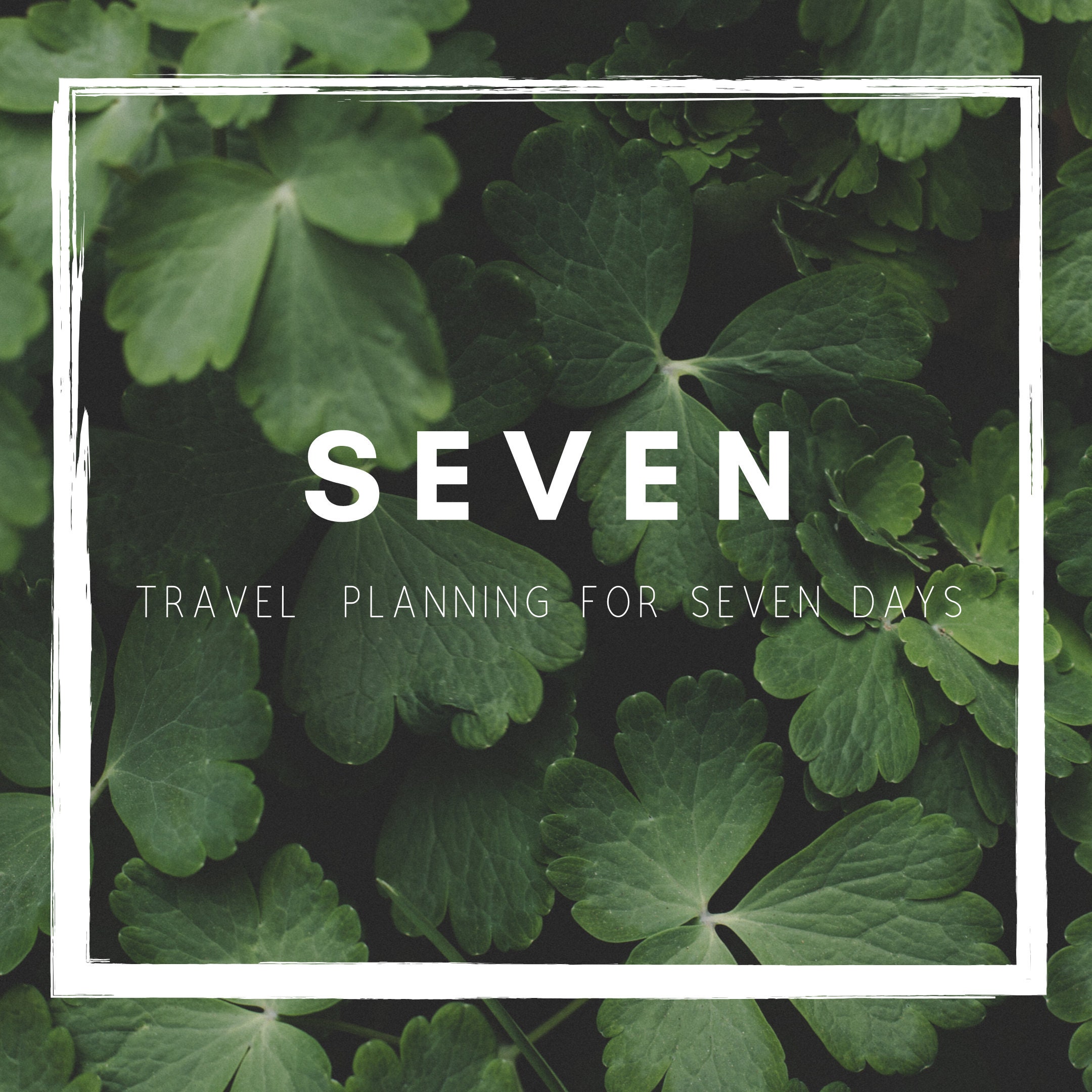 Seven Day Personalized Travel Planning - Etsy