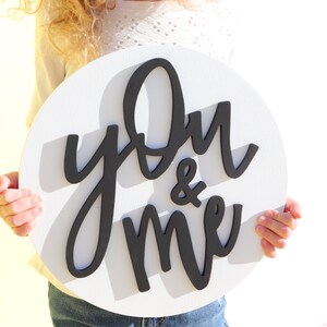 You and Me You & Me Valentines Sign 12 Inch Finding Foley Findingfoley ...