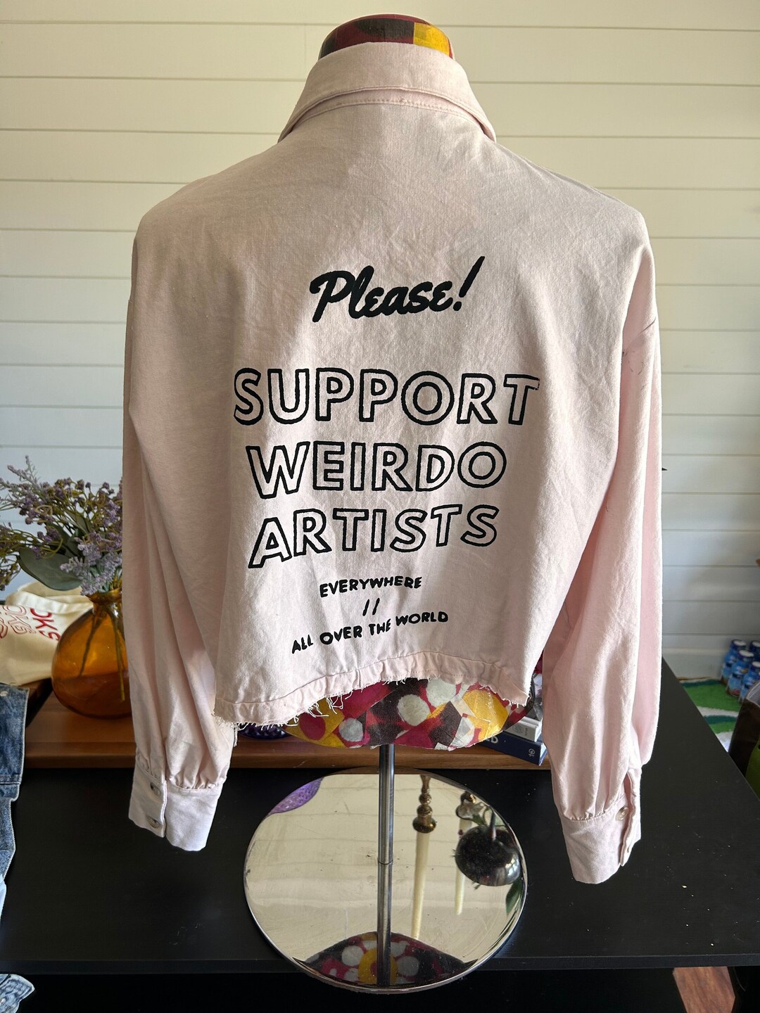 Support Weirdo Artists Cropped Blazer - Etsy