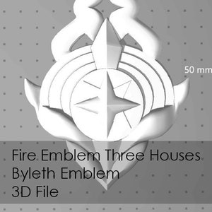Byleth Emblem 3D Model - Etsy