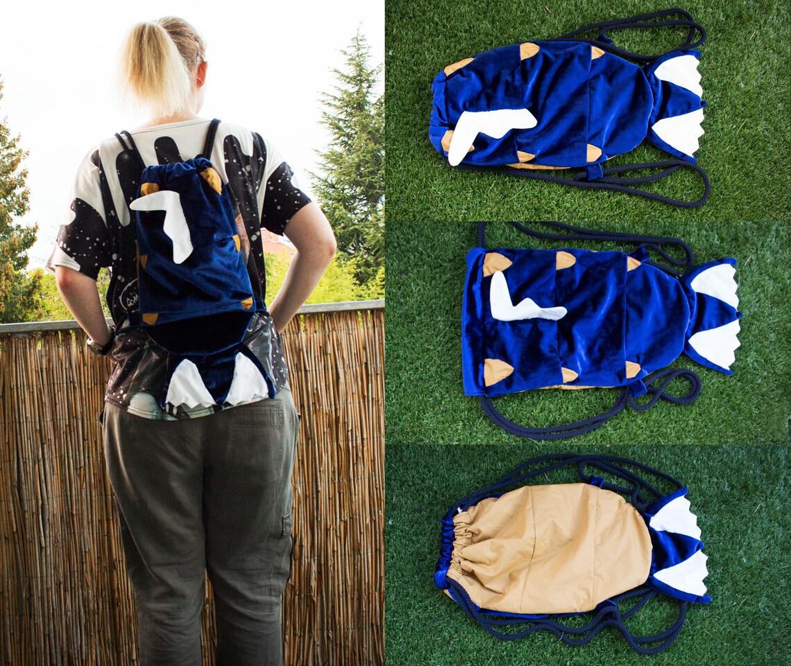 Mermaid/Fish Backpack Pattern - Etsy.de