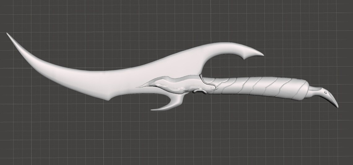 Solo Leveling Daggers - 3D Models and Linearts DIGITAL FILE - Etsy