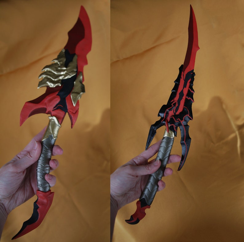 Solo Leveling Kamish's Wrath Daggers | Etsy