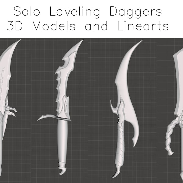 Solo Leveling Dagger - Etsy