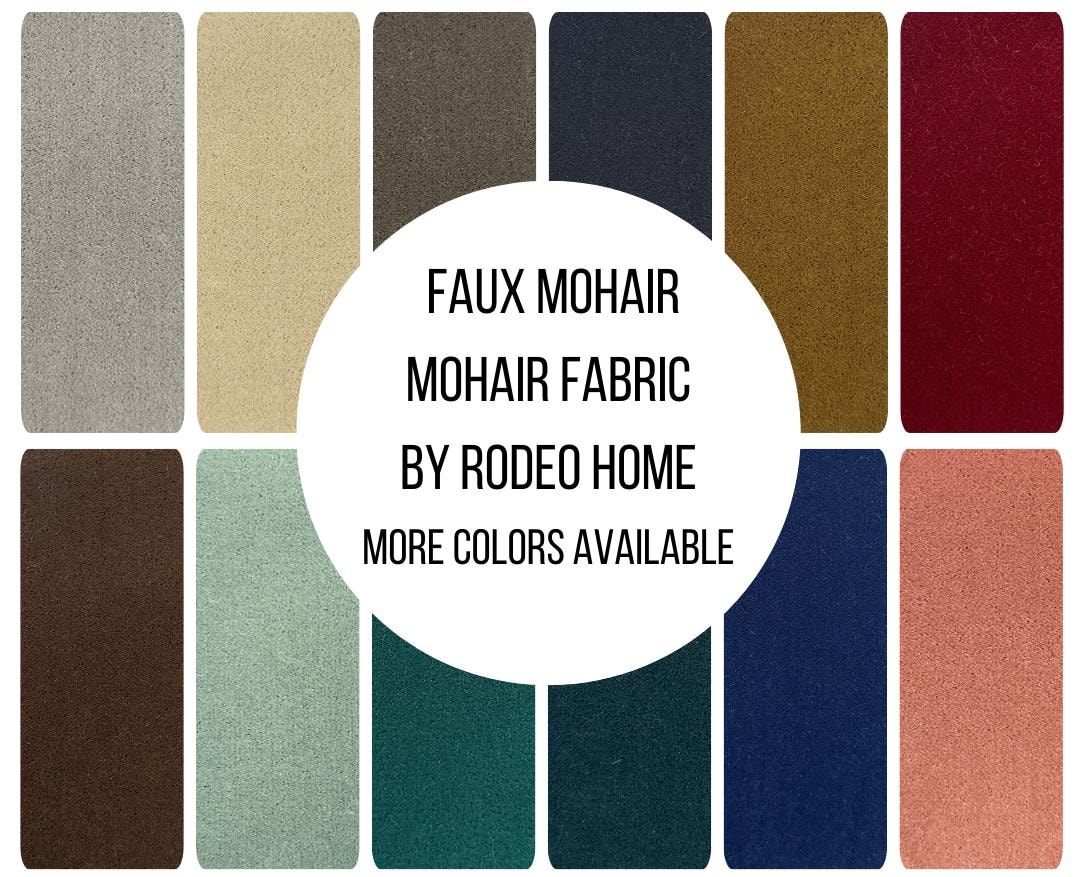 Mohair Fabric | Solid Faux Mohair Fabric | Upholstery Fabric - Etsy