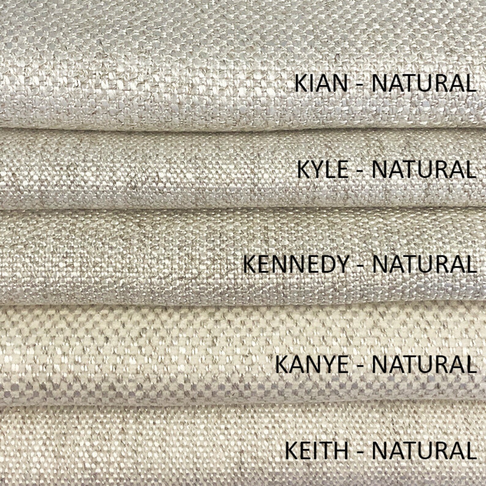 Kennedy Fabric Solid Linen Blend - Etsy