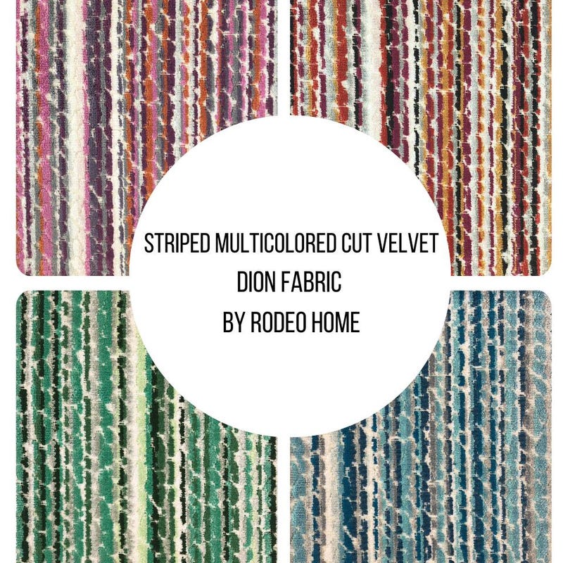 Velvet Stripes Upholstery - Etsy