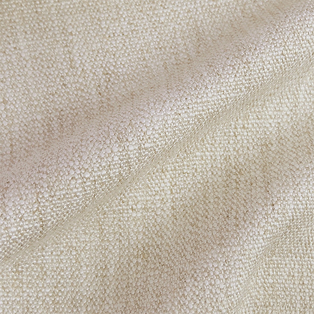 Kyle Fabric | Solid Linen Blend - Etsy