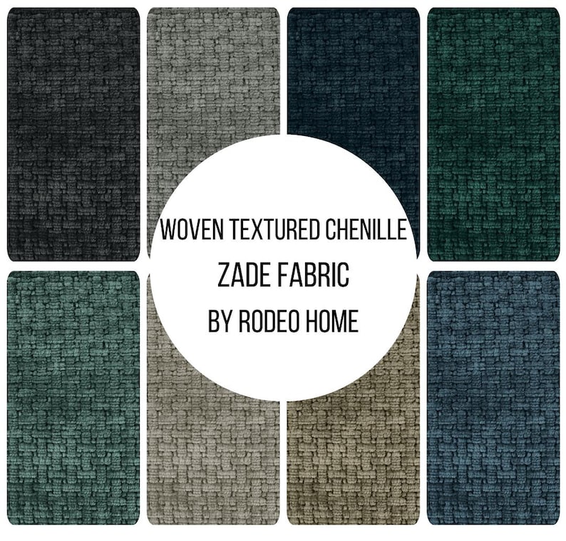 Zade Fabric | Woven Textured Chenille Fabric | Upholstery Fabric - Etsy