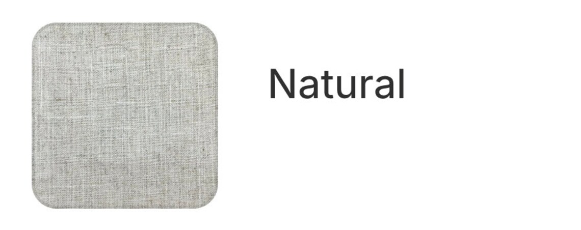 Cedric Fabric | Solid Linen Blend - Etsy