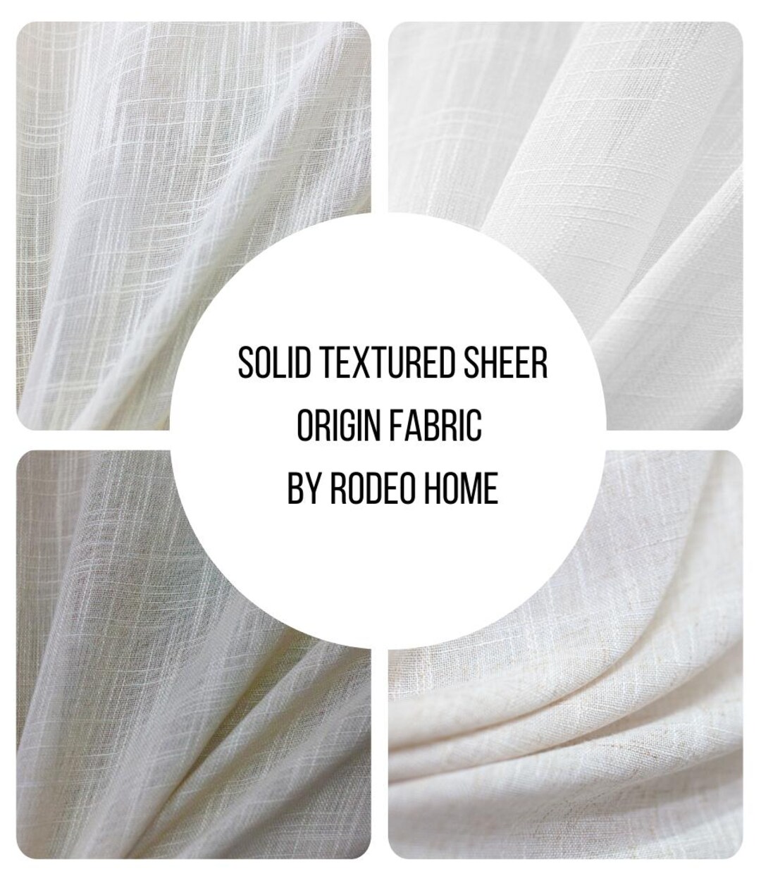 Origin Fabric | Solid Textured Sheer Fabric | Drapery & Curtain Fabric ...