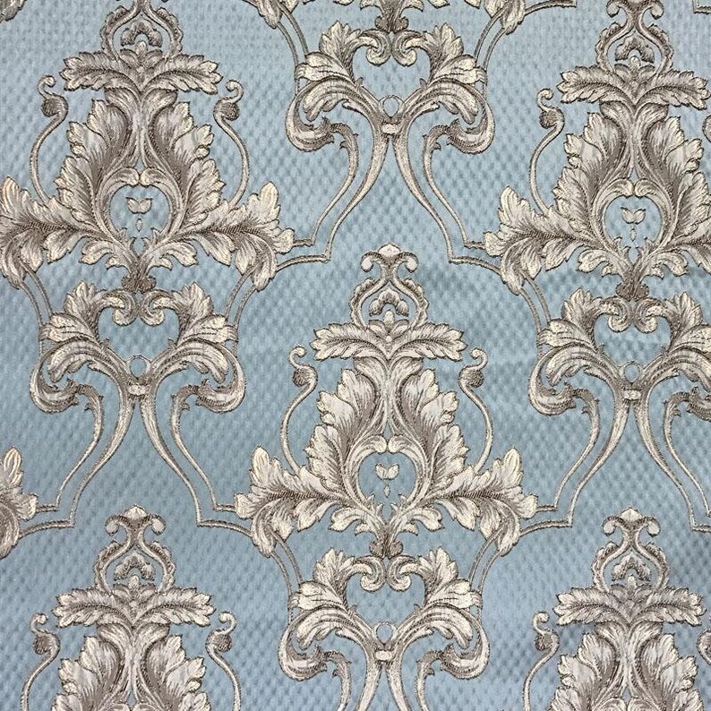 Giovani Fabric | Elegant Traditional Damask Fabric | Drapery & Curtain ...