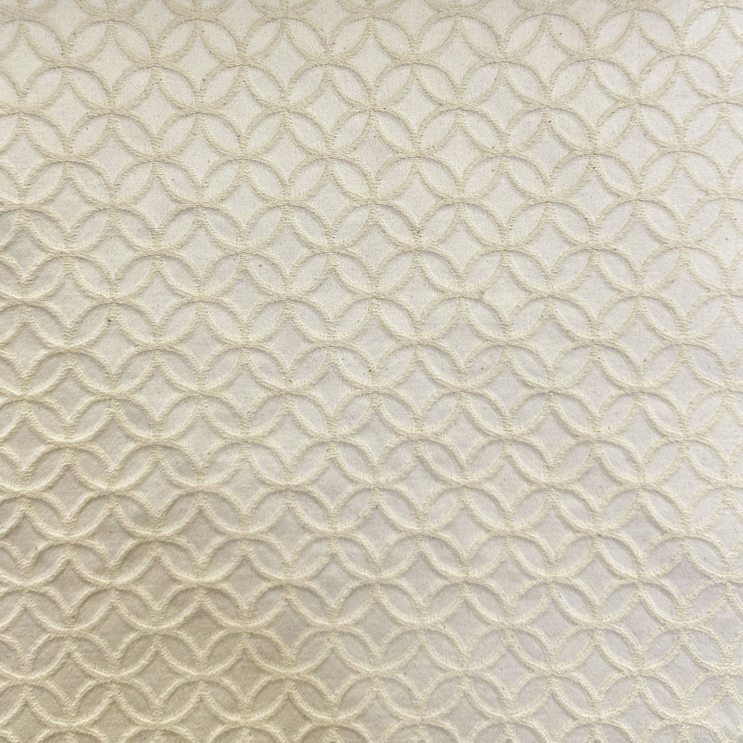Chuck Fabric | Embossed Geometric Circular Pattern - Etsy