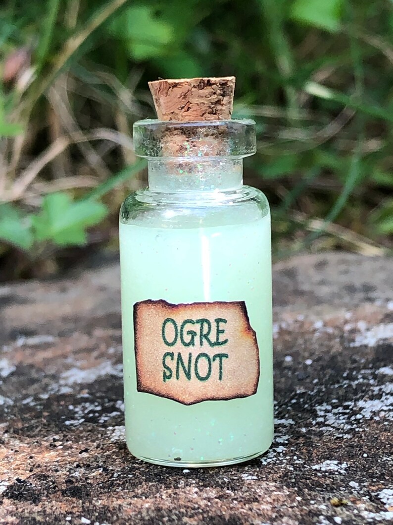 Glow Potions / Ogre Snot / Bug Guts / Miniature Halloween | Etsy
