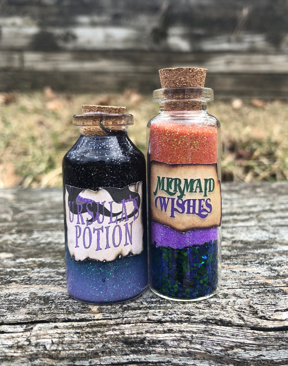 Mermaid And Ursula Potions / Fish Extender FE Gifts / The | Etsy