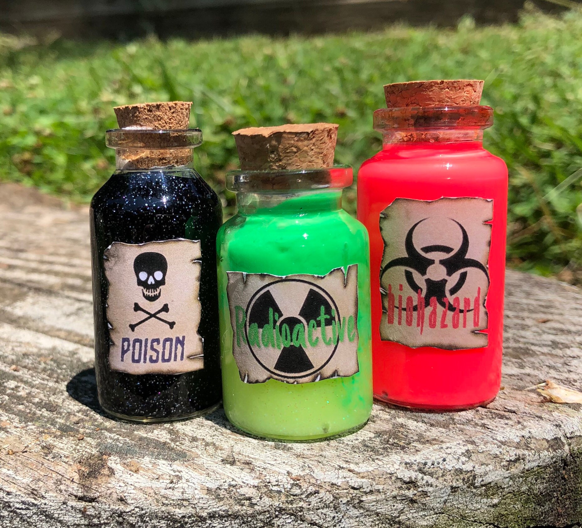 Radioactive Potion / Poison / Biohazard Bottle / Nuclear | Etsy