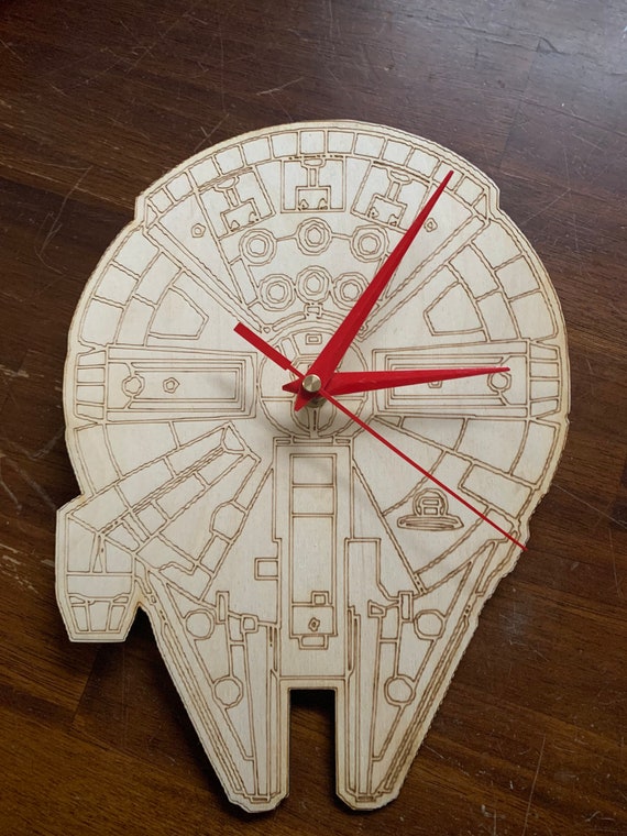 Wooden Laser Cut Clock | Etsy