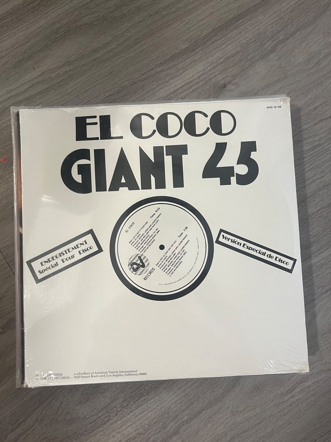 El Coco Giant 45 - Etsy