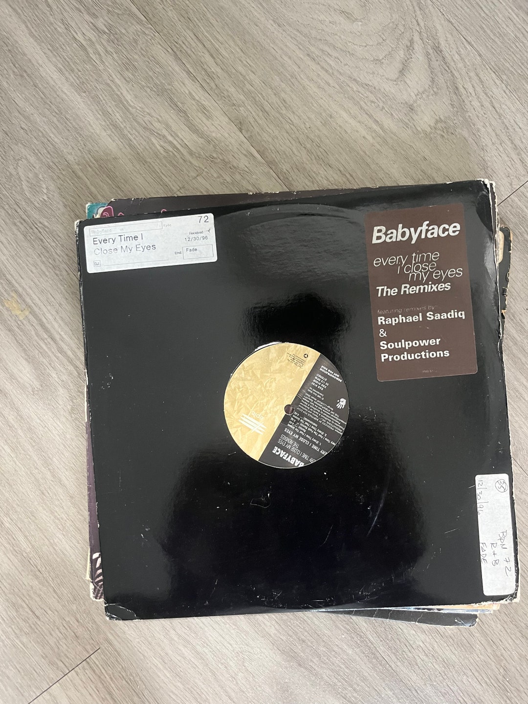 Babyface Everytime I Close My Eyes - Etsy