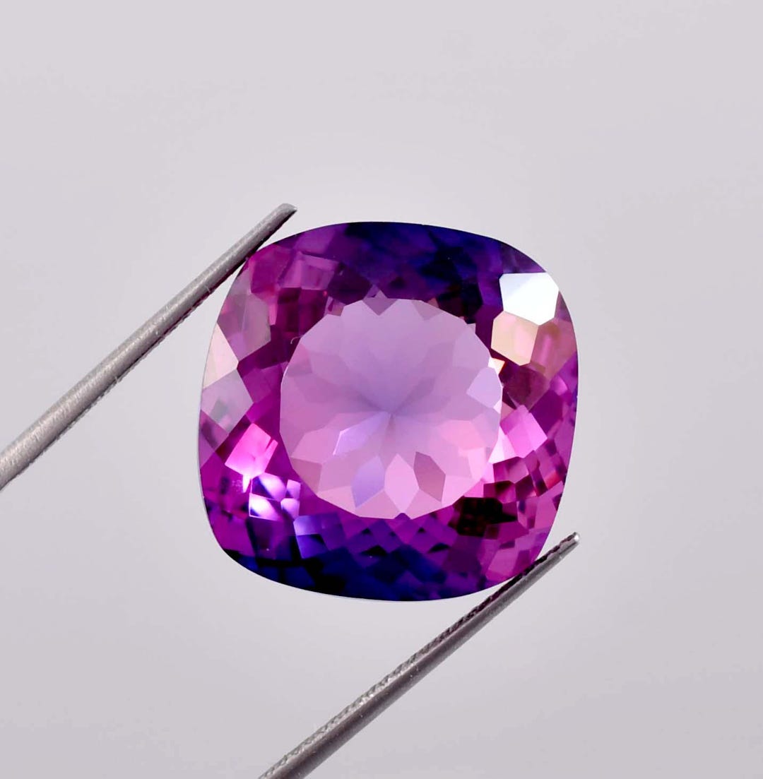 Rare Natural Sweet Transparent Velvet Smooth Soft Purple Pink TAAFFEITE ...