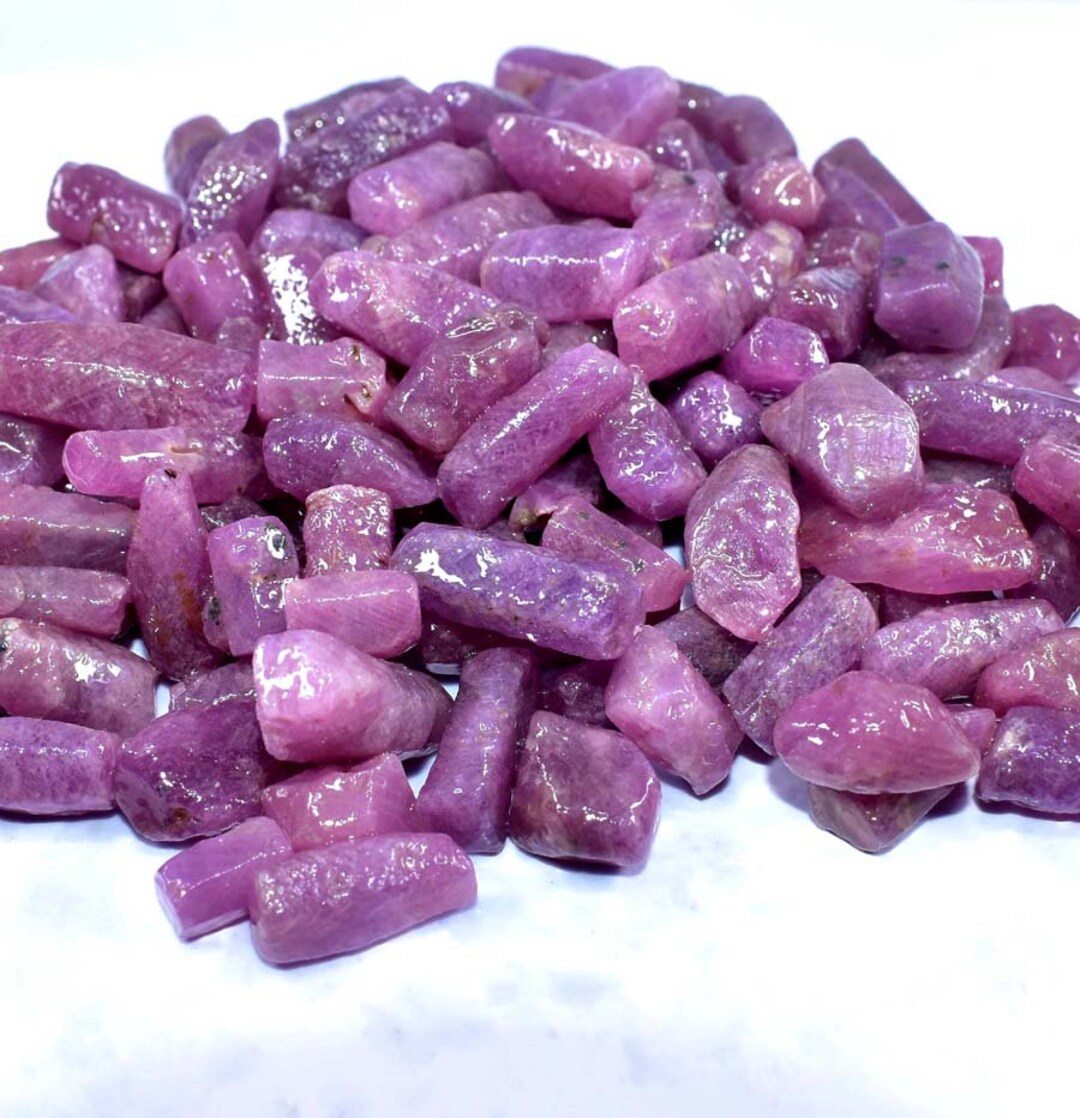 100% Natural Pink Ruby Untreated Earth-mined Specimen Facet - Etsy UK