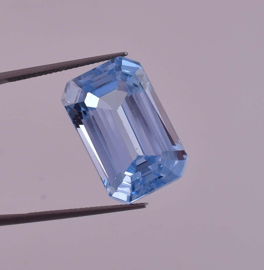 Rare Natural Flawless Namibia Jeremejevite Emerald Cut Loose Gemstone ...