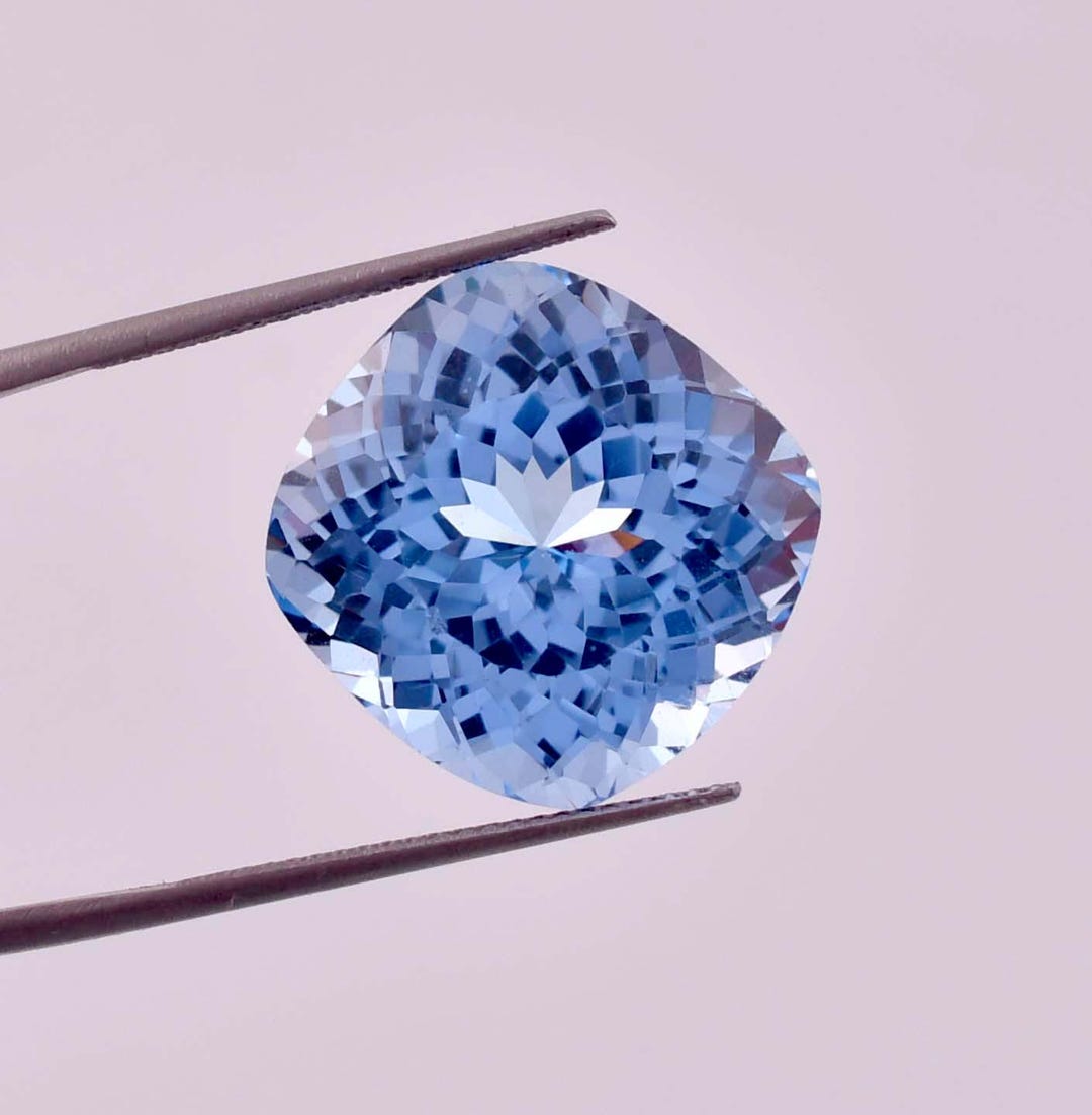 Rare Natural Flawless Namibia Jeremejevite Cushion Cut Loose Gemstone ...