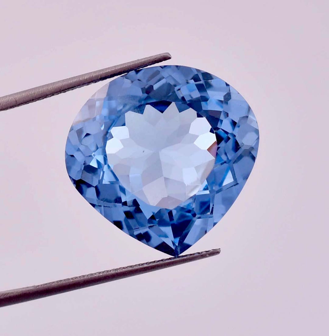 Rare Natural Flawless Namibia Jeremejevite Heart Cut Loose Gemstone ...