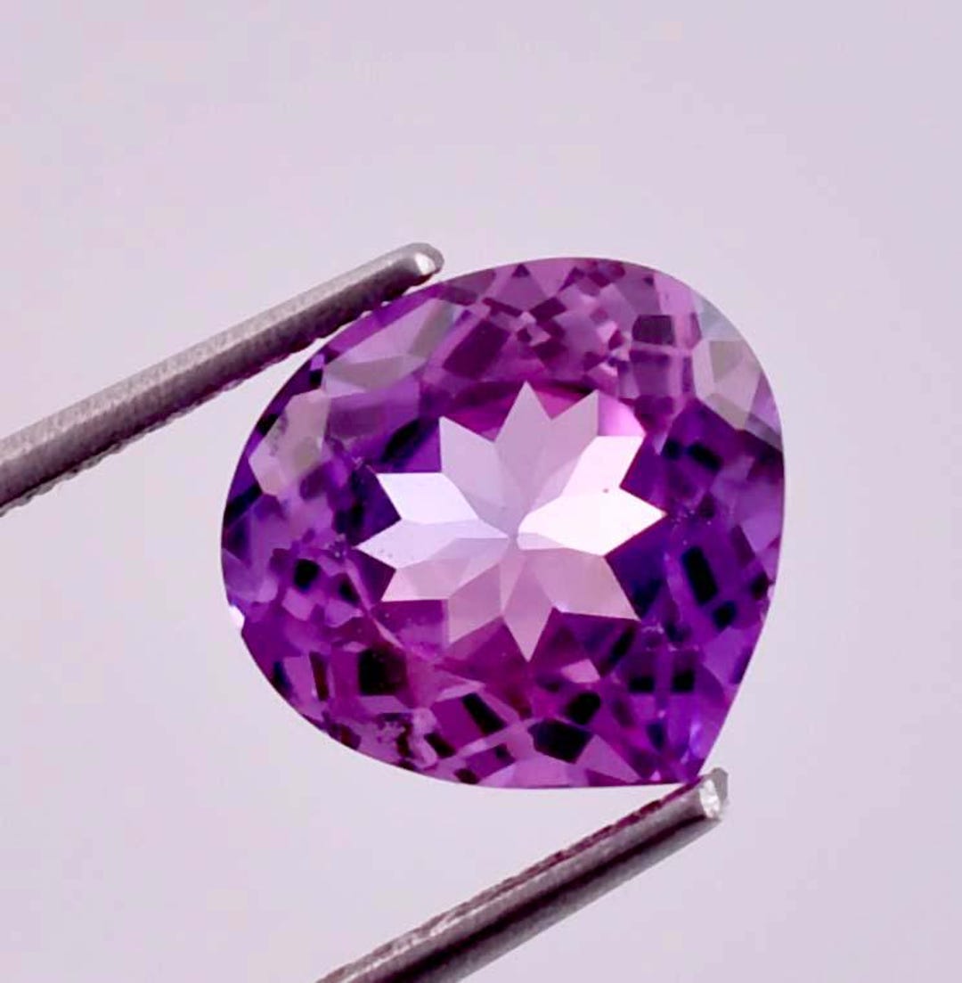 Rare Natural Sweet Transparent Velvet Smooth Soft Purple Pink TAAFFEITE ...