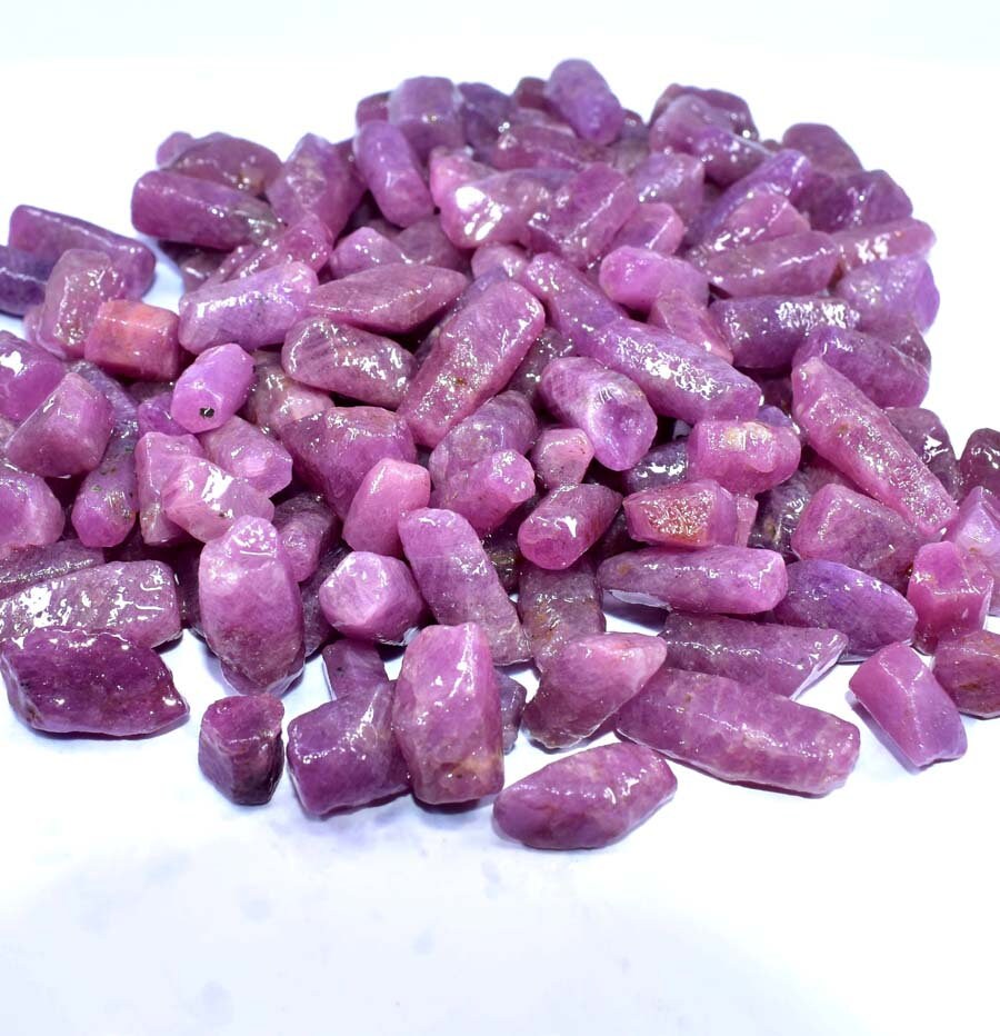 100% Natural Pink Ruby Untreated Earth-mined Specimen Facet - Etsy UK