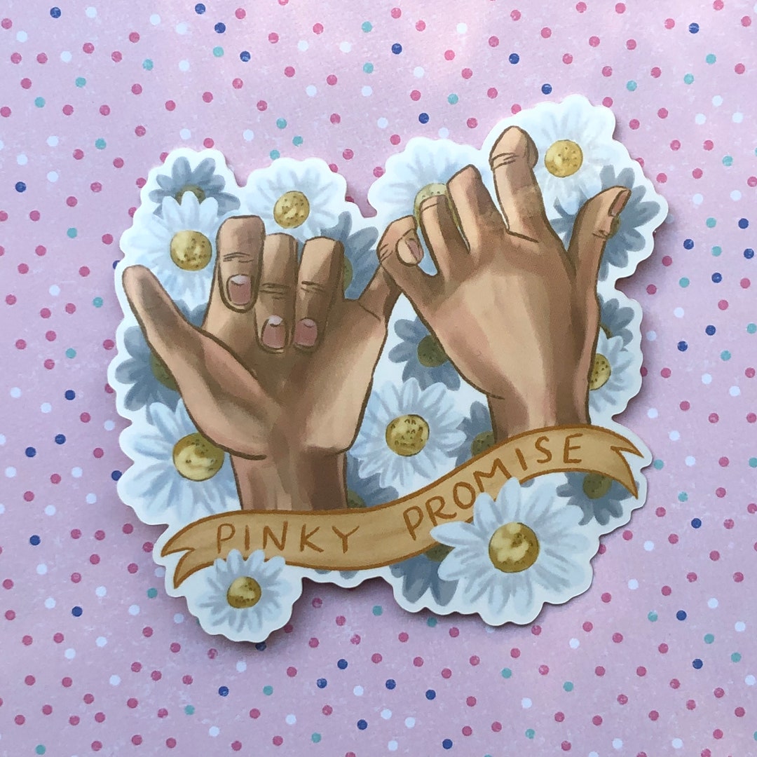 Pinky Promise Sticker - Etsy
